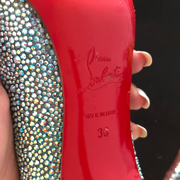 Christian Louboutin | Shoes | Crystal Red Bottoms | Poshmark